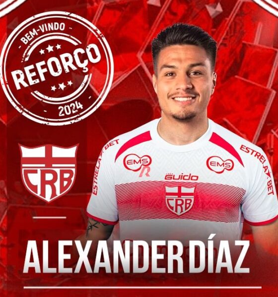 CRB anuncia contratação do atacante argentino Alexander Diaz, ex-San ...